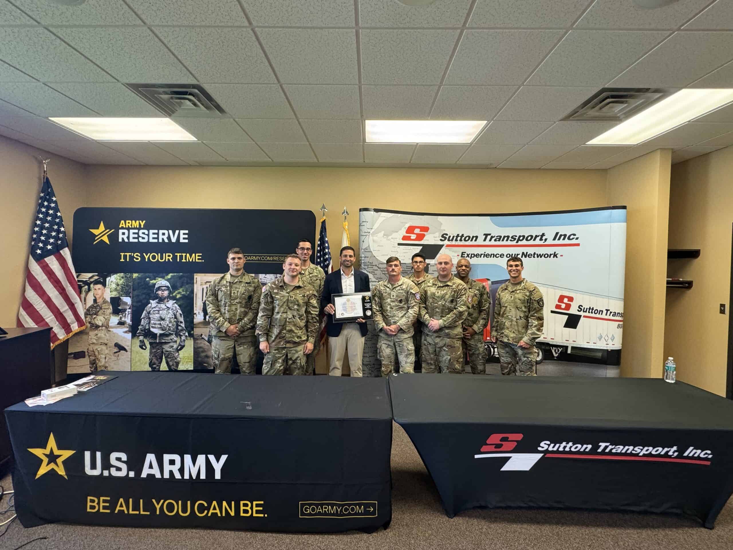 Sutton Transport partners with U.S. Army on veteran hiring program ...
