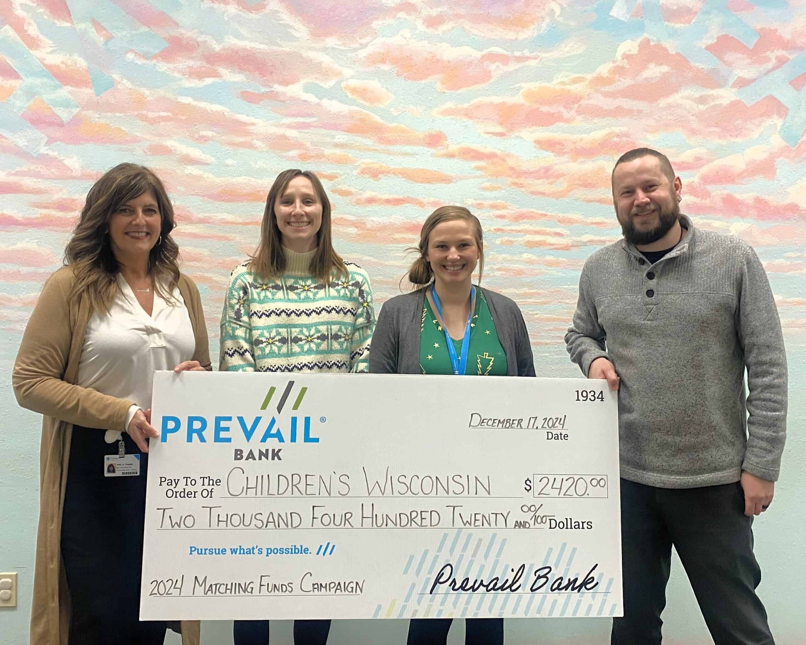 Prevail Bank donation campaign gifts more than $20,000 - The Business News
