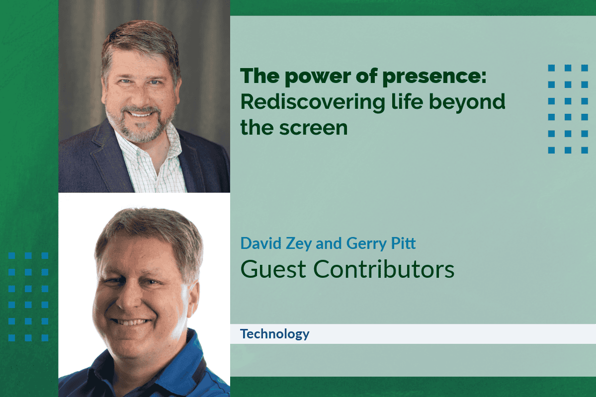 The power of presence: Rediscovering life beyond the screen - The ...