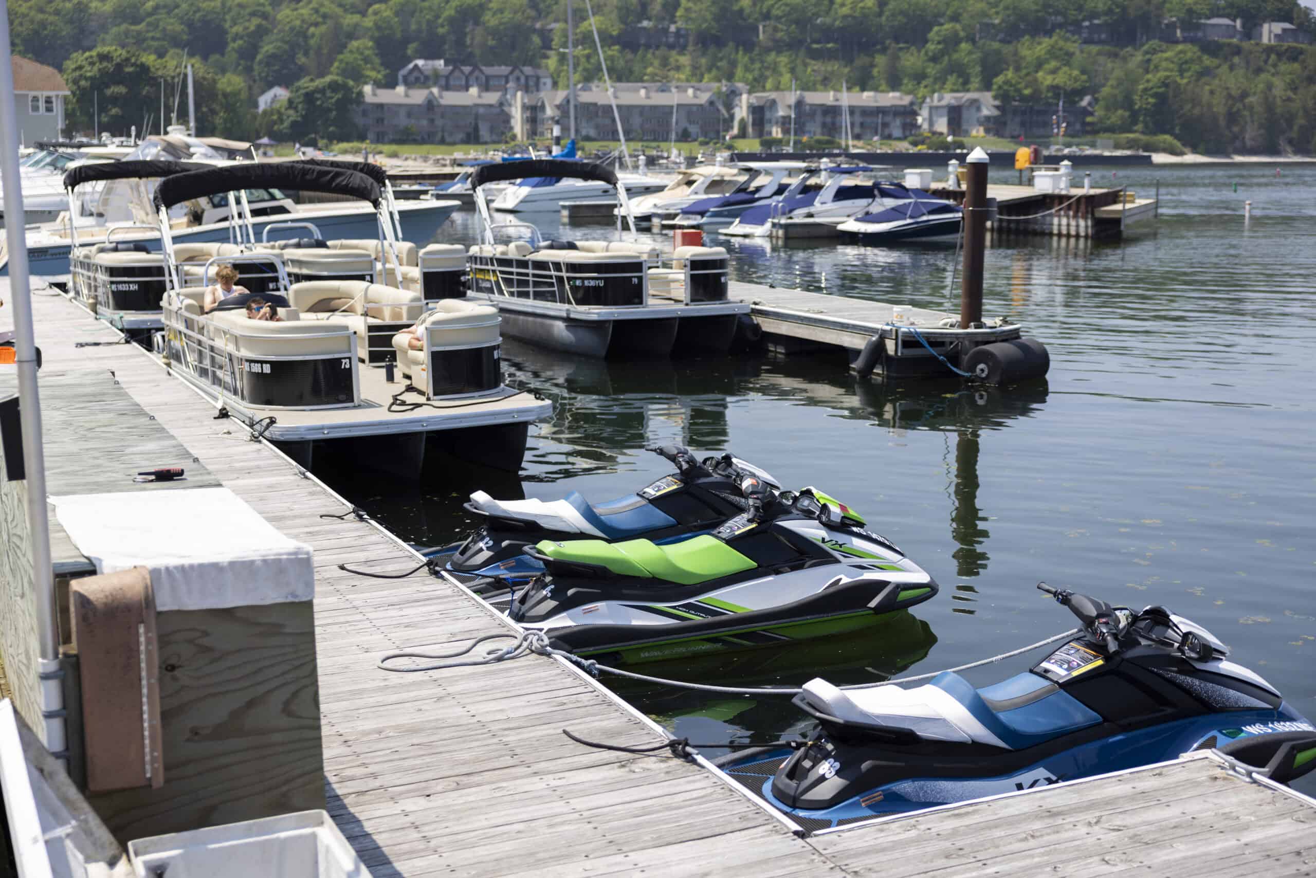 South Shore Pier in Ephraim now part of Door County Boats rental family ...