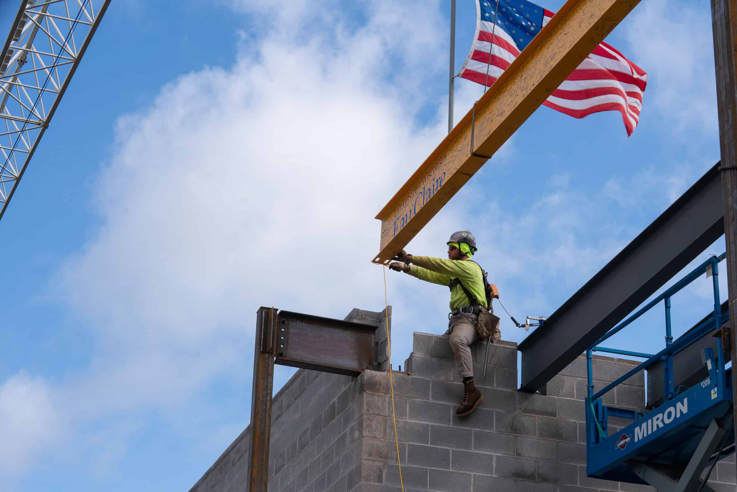 UWEC holds science building topping-out ceremony - The Business News